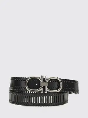 FERRAGAMO Gancini Belt - Black