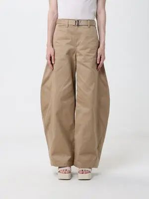 Sacai Wide Leg Trousers - Sand