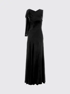 MAISON MARGIELA Satin Gown With Bow Detail
