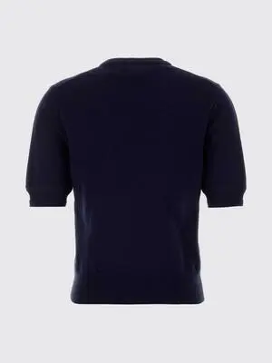 JIL SANDER Ribbed Crew Neck Sweater - Blue