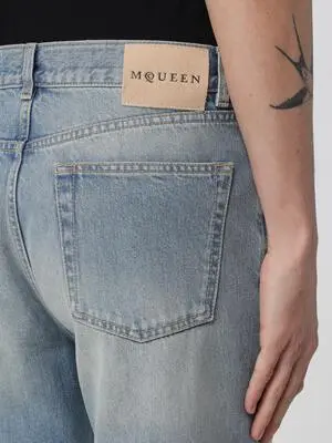 Alexander McQueen Straight Leg Denim Jeans
