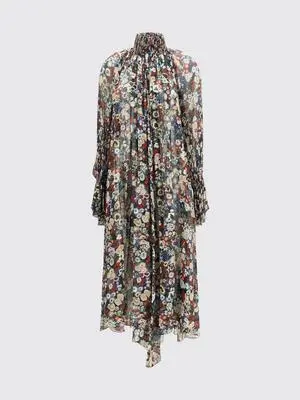 Khaite Floral Print Maxi Dress - Multicolor