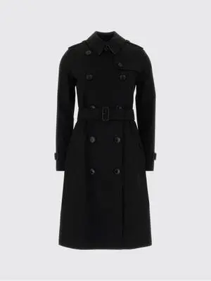 Burberry Double Breasted Trench Coat - Black