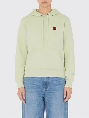 Kenzo Embroidered Flower Logo Hoodie - Green