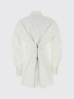 Alexander Wang Ruched Cotton Shirtdress