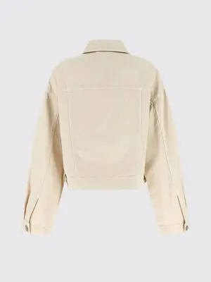 Brunello Cucinelli Cotton Linen Blend Cropped Jacket