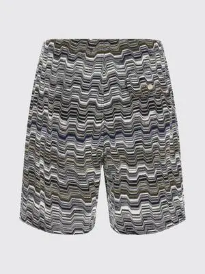 Missoni Cotton Jacquard Pattern Shorts - Green