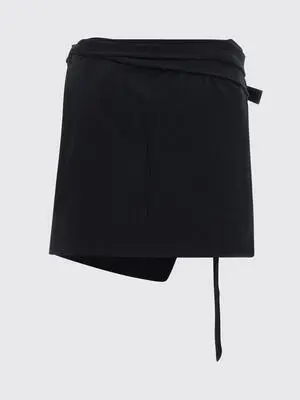 Isabel Marant Étoile Cotton Wrap Mini Skirt - Black