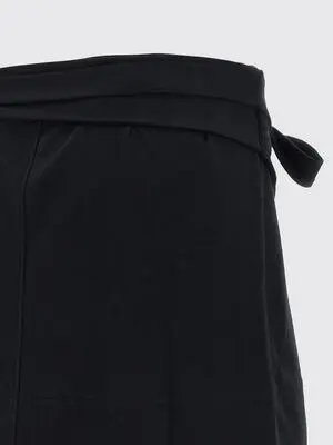 Isabel Marant Étoile Cotton Wrap Mini Skirt - Black