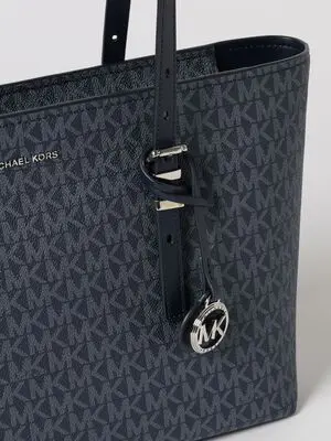Michael Kors Quinn Monogram Coated Cotton Shoulder Bag