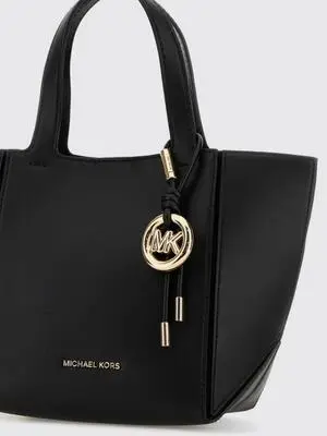 Michael Kors Jordi Leather Handbag - Black