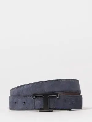 TOD'S T Buckle Belt - Blue