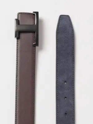 TOD'S T Buckle Belt - Blue