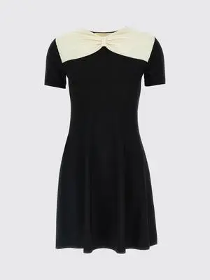 Valentino Garavani Viscose Knit Mini Dress With Bow Detail