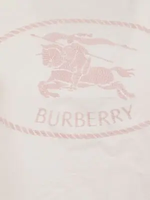 Burberry Cotton T-shirt With Equestrian Knight Logo