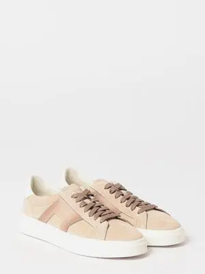 Santoni Suede Low Top Sneakers - Brown