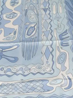 Emilio Pucci Neck Scarf - Blue