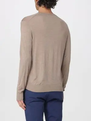 BALLANTYNE Silk V-neck Long Sleeve Jumper