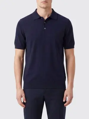 BALLANTYNE Cotton Polo Shirt - Blue