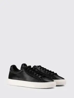 DOUCAL'S Smooth Calf Leather Lace-up Sneakers