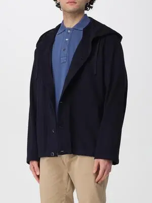 Barena Venezia Cashmere Hooded Overshirt - Blue