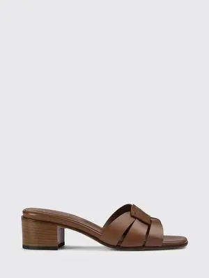 DOUCAL'S Leather Mules - Brown