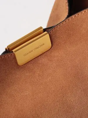 GIANNI CHIARINI Jo Suede Shoulder Bag