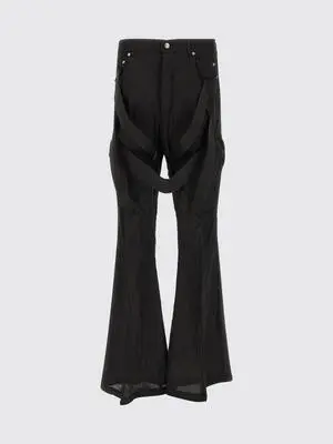 Rick Owens Flared Cupro Denim Jeans