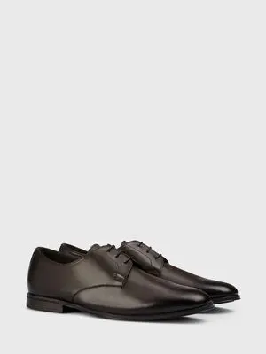DOUCAL'S Leather Derby Shoes - Brown