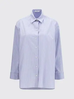 THE ROW Striped Cotton Shirt