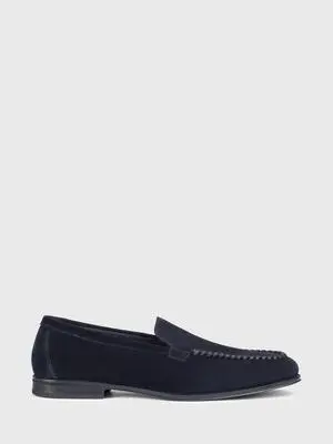 DOUCAL'S Doucal's Suede Loafers Blue