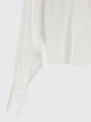 Ermanno Scervino Cotton Shirt With Embroidered Bib