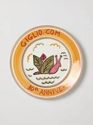 GIGLIO.COM 30TH ANNIVERSARY Ceramic Plate - Earth
