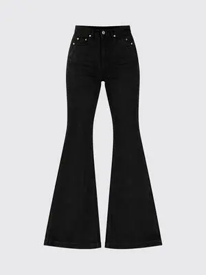Rick Owens Flared Cotton Denim Jeans