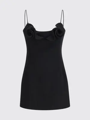 Magda Butrym Stretch Virgin Wool Mini Dress - Black