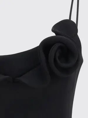 Magda Butrym Stretch Virgin Wool Mini Dress - Black