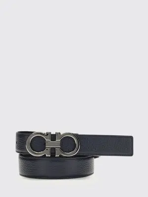 FERRAGAMO Ferragamo Gancini Belt Navy