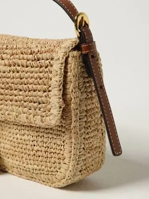 Staud Woven Shoulder Bag - Sand