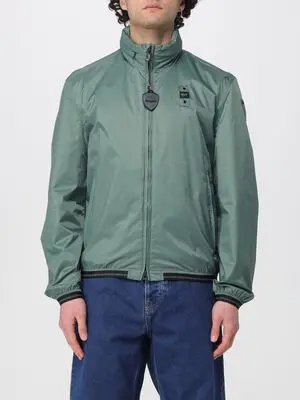 BLAUER. Polyester Bomber Jacket - Green