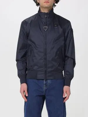 BLAUER. Polyester Bomber Jacket - Blue