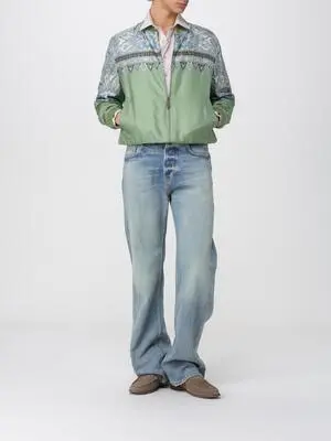 Etro Paisley Print Bomber Jacket - Green