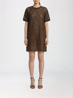 Brunello Cucinelli Sequined Silk And Linen Dress
