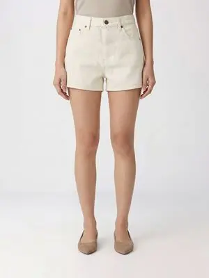 Valentino Garavani Cotton Denim Shorts - White