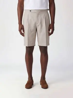 Incotex Tailored Pleated Shorts - Nude