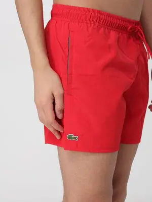 Lacoste Swim Shorts With Drawstring Waist