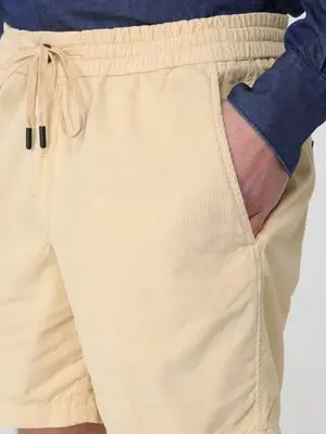 Incotex Cotton Corduroy Drawstring Shorts - Blue