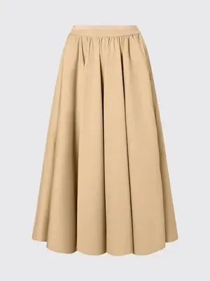 PATOU Pleated Midi Skirt