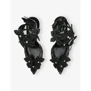 Rene Caovilla Floriane Embellished Stiletto Sandals