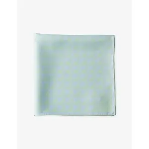 Prada Printed Silk Twill Scarf 1 Size Green