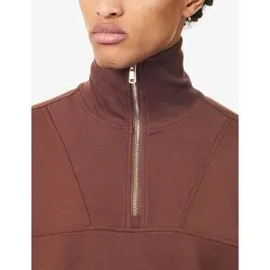 NOW YOU LIVE Rutland High-neck Sweatshirt - Clay